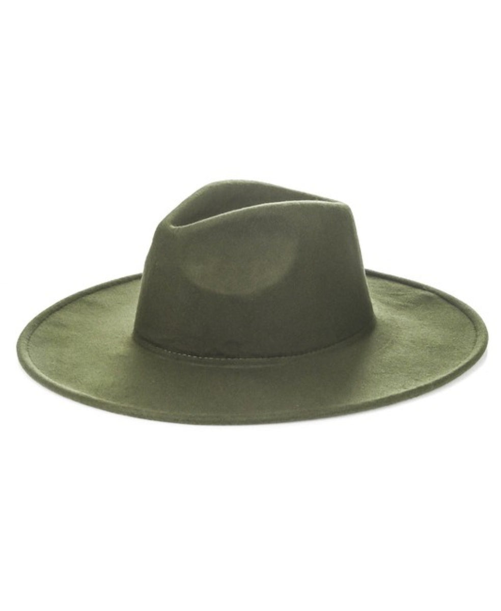 Code: Evergreen| Green Wide Brim felt Hat – Erika's Dress Code